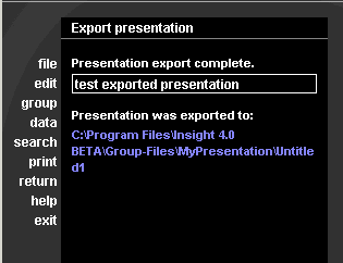 Export Presentation to PowerPoint